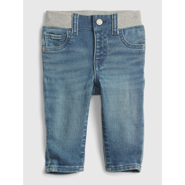 Blue boys' jeans GAP slim organic