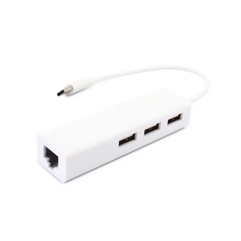 Adapter Type C na 3 USB 2 + RJ45 (100Mb) JWD-T4