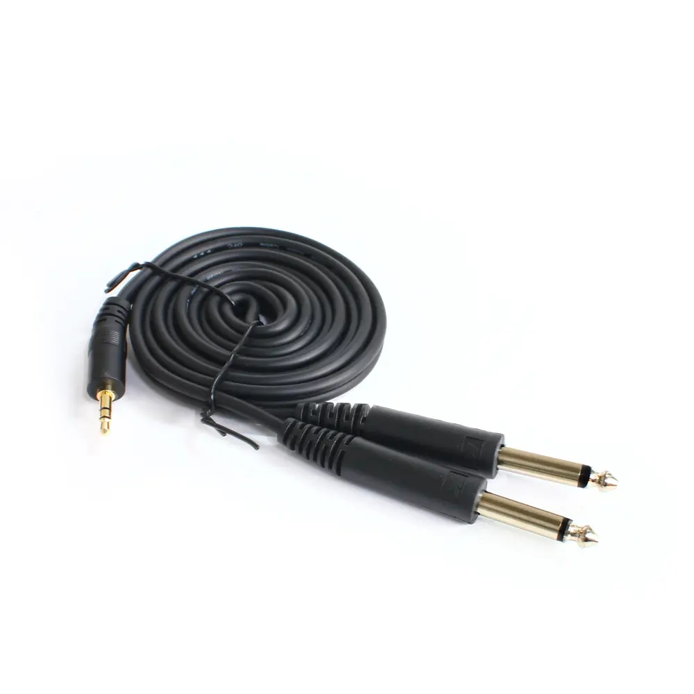Audio kabl 3.5mm stereo M na 2x6.35mm mono M 1.5m
