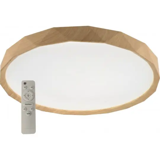 Mitea Lighting M205515 Plafonjera sa Daljinskim, 2x60W, 3000-6500K, LED, Ø500mm, Belo-Bež