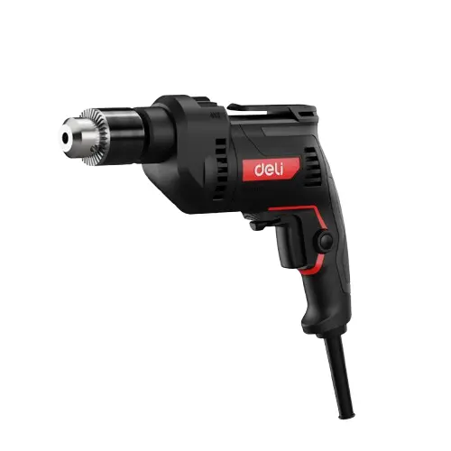 DELI Električna udarna bušilica EDE-CZ13-1E, 680W, 13mm, Crna
