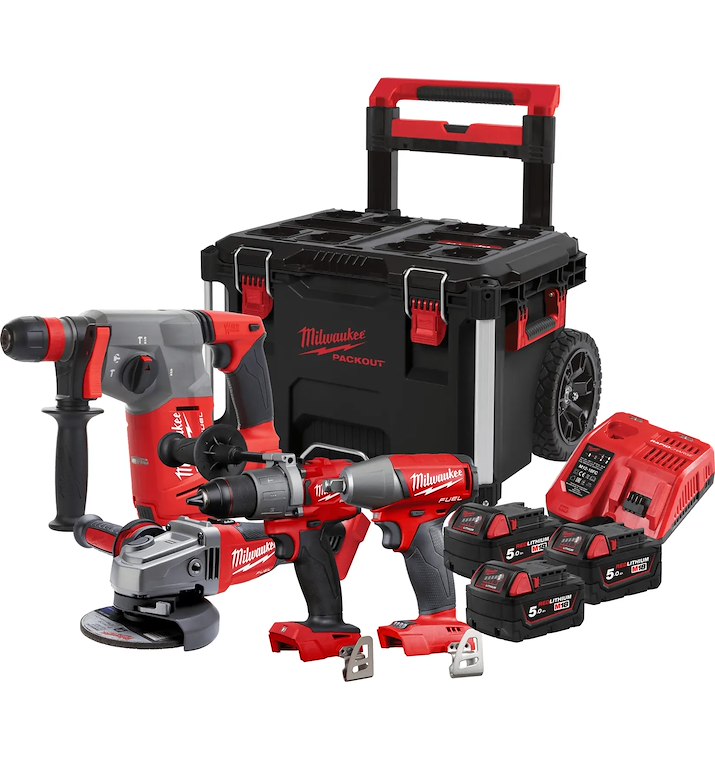 MILWAUKEE M18FPP4E-503P Set Aku alata 4/1 18V