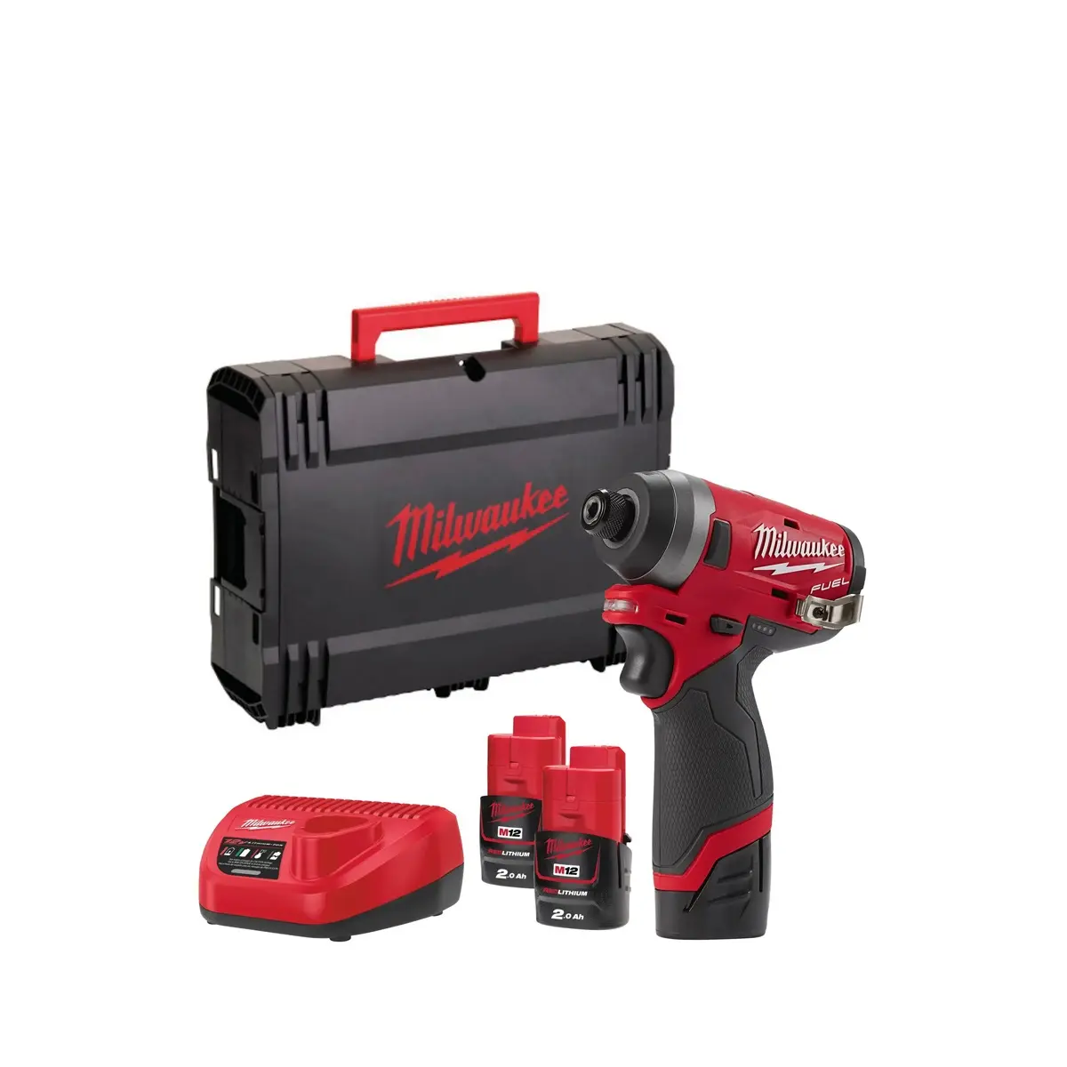 MILWAUKEE M12FID-202X Udarni odvijač 1/4" 12V 2Ah