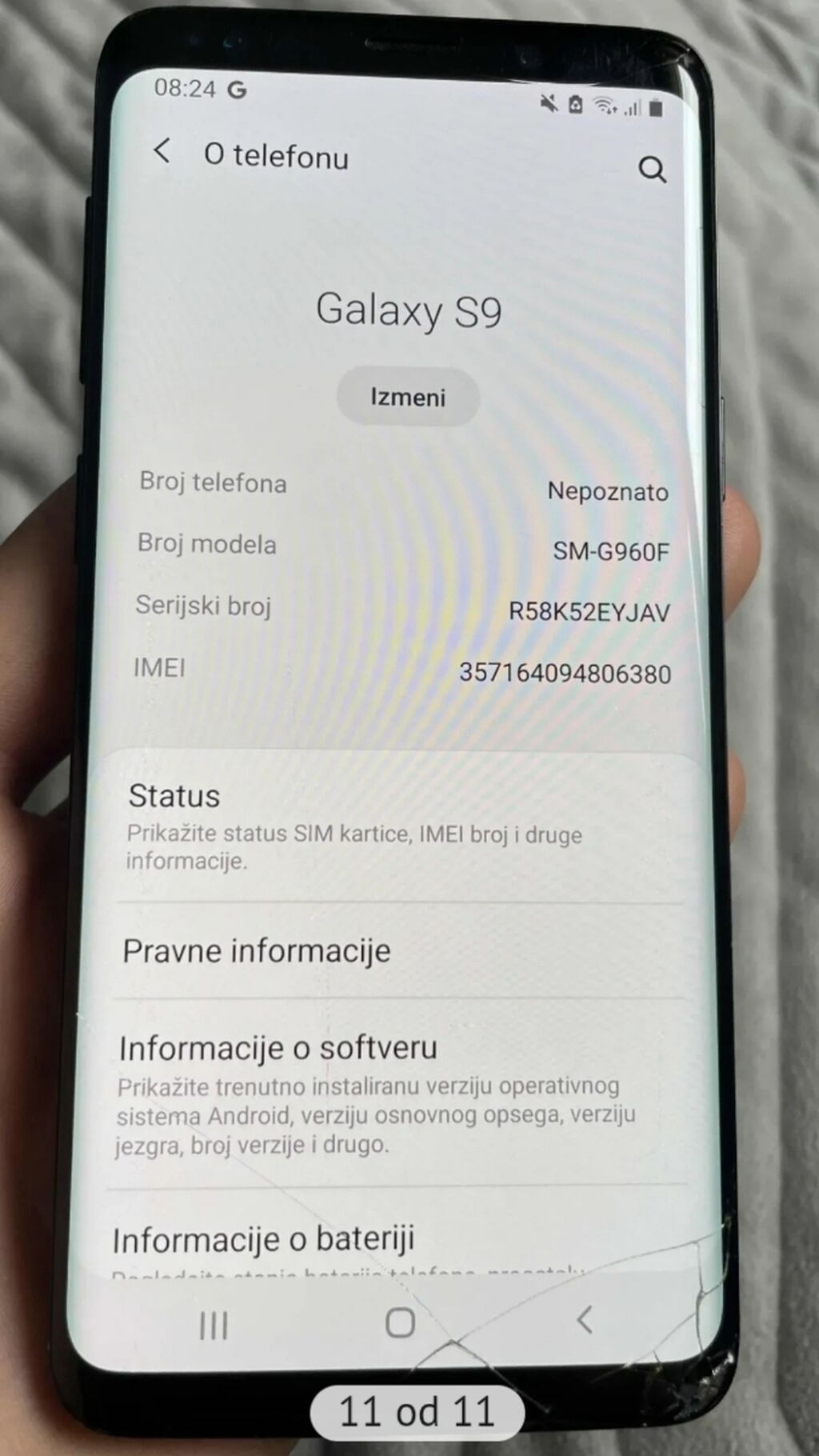 Samsung Galaxy S9, 64 GB, bоја - Crna, Bežični punjač, Dual SIM