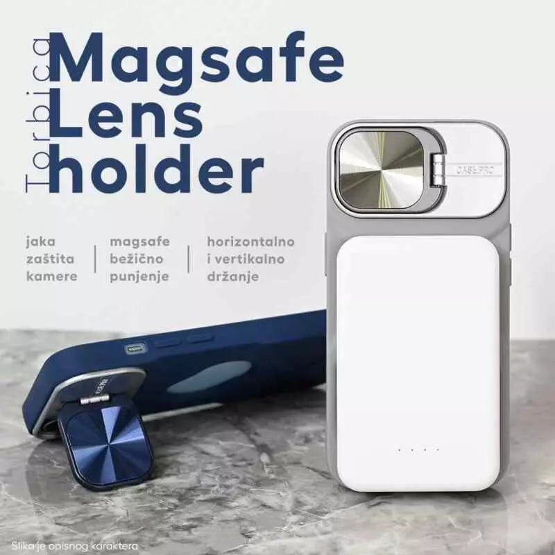 Maska Magsafe Lens holder za iPhone 13 Pro Max zelena