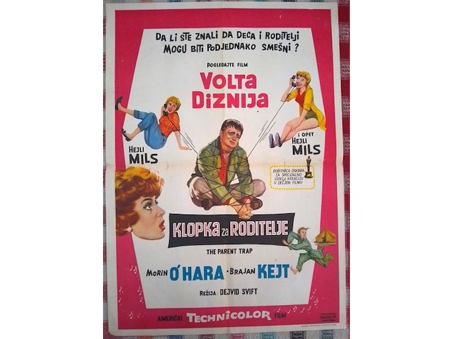 plakat KLOPKA ZA RODITELJE (Walt Disney)