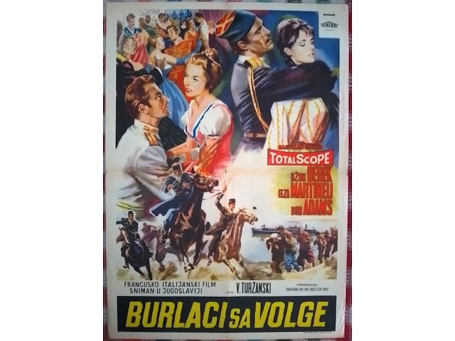 plakat BURLACI SA VOLGE