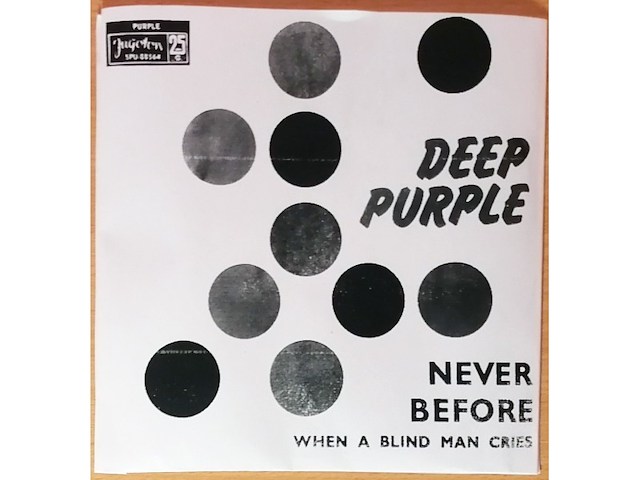 SP DEEP PURPLE - Never Before / Blind (1972) 2.pres, G+