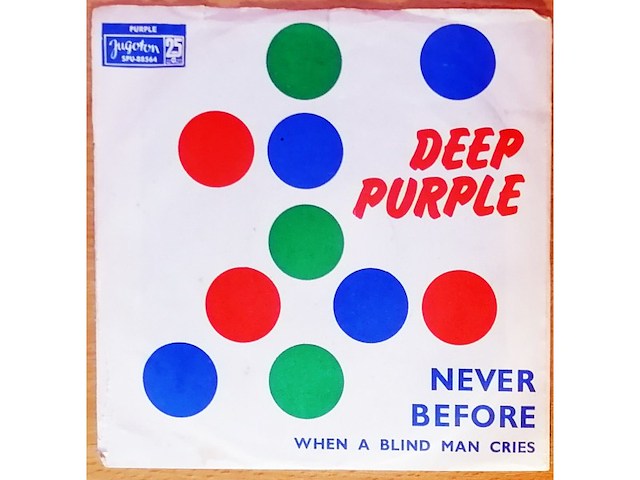 SP DEEP PURPLE - Never Before / Blind (1972) 1.pres VG+