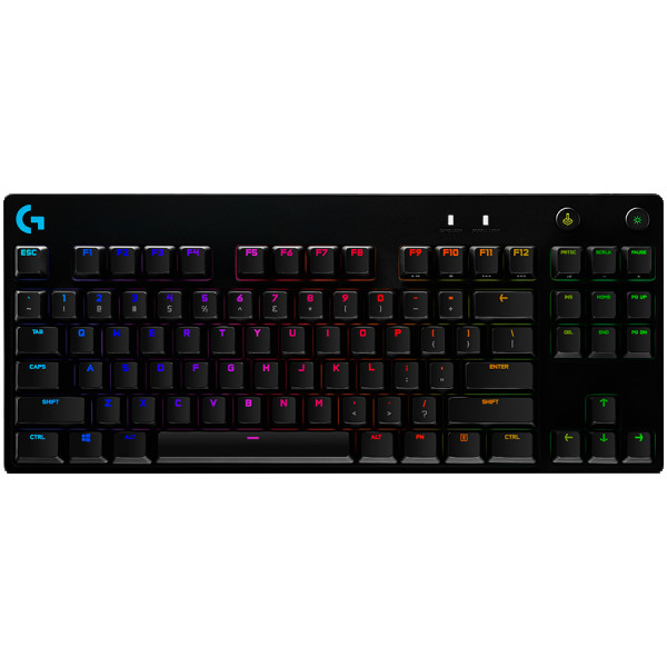 LOGITECH G PRO X TKL LIGHTSPEED Mechanical Gaming Keyboard - BLACK - US INTL - TACTILE ( 920-012136 )