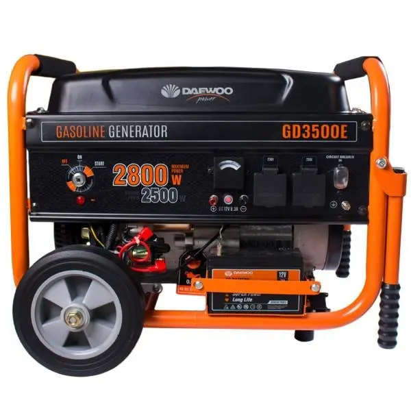 DAEWOO GD3500E Benzinski generator 2500W, 208cc, električni start