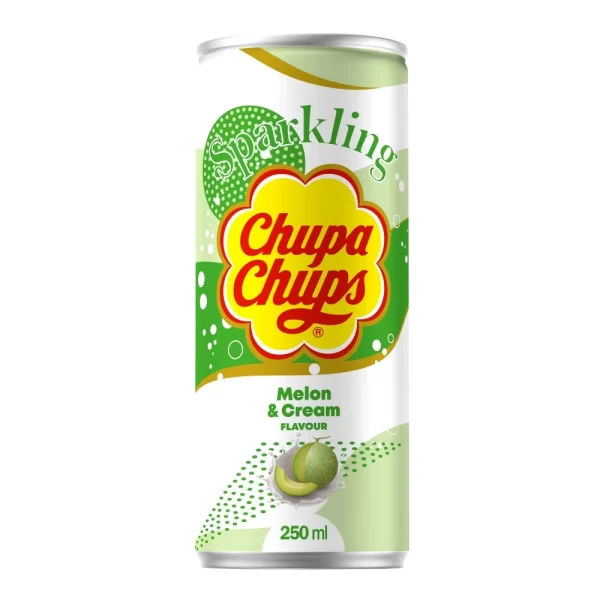 Chupa Chups, gazirano bezalkoholno piće sa ukusom dinje i krema, 250ml