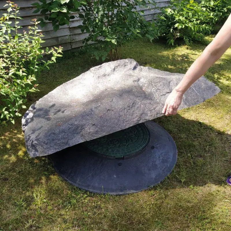 Taidekivi Baštenski kamen, Sivi granit, Ø120 cm