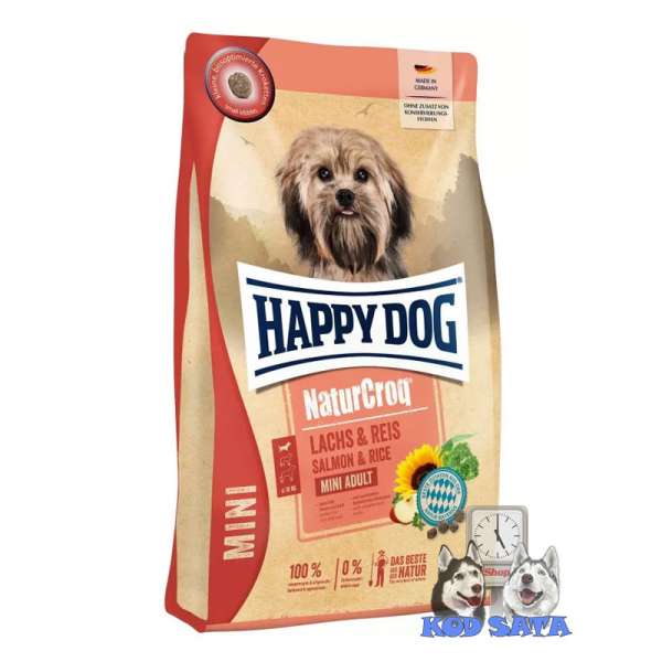 Happy Dog Naturcroq Losos i Pirinač, Hrana Za Pse 11kg