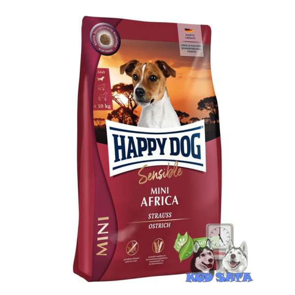 Happy Dog Sensible Mini Africa Hrana Za Pse, Nojevo Meso