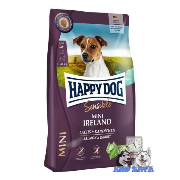 Happy Dog Sensible Mini Ireland Hrana Za Pse, Losos i Zec