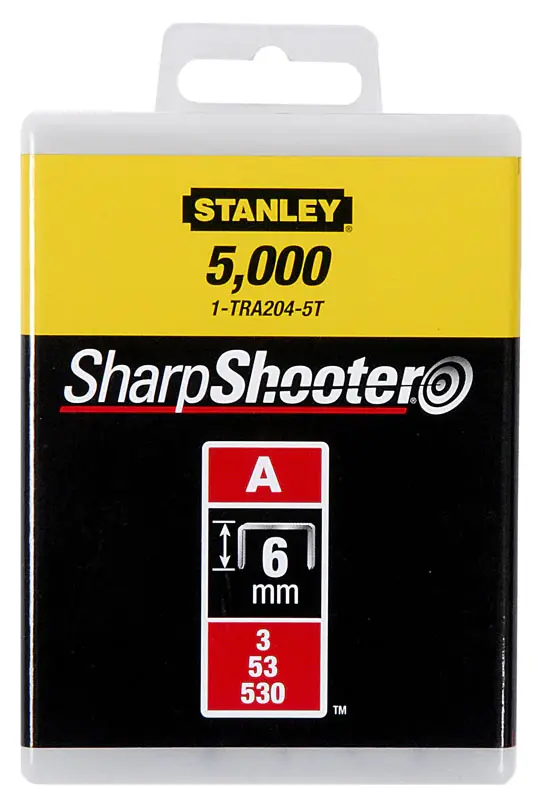 STANLEY Klemerice tip "A" (53) / 1000/1 - 6 mm 1-TRA204T srebrne