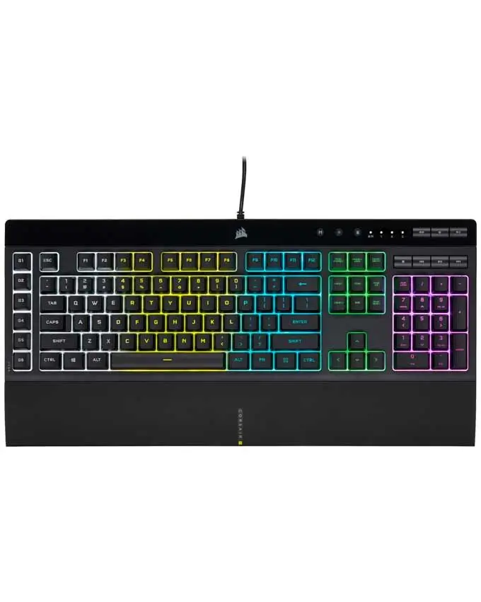 CORSAIR Gejmerska tastatura K55 RGB crna