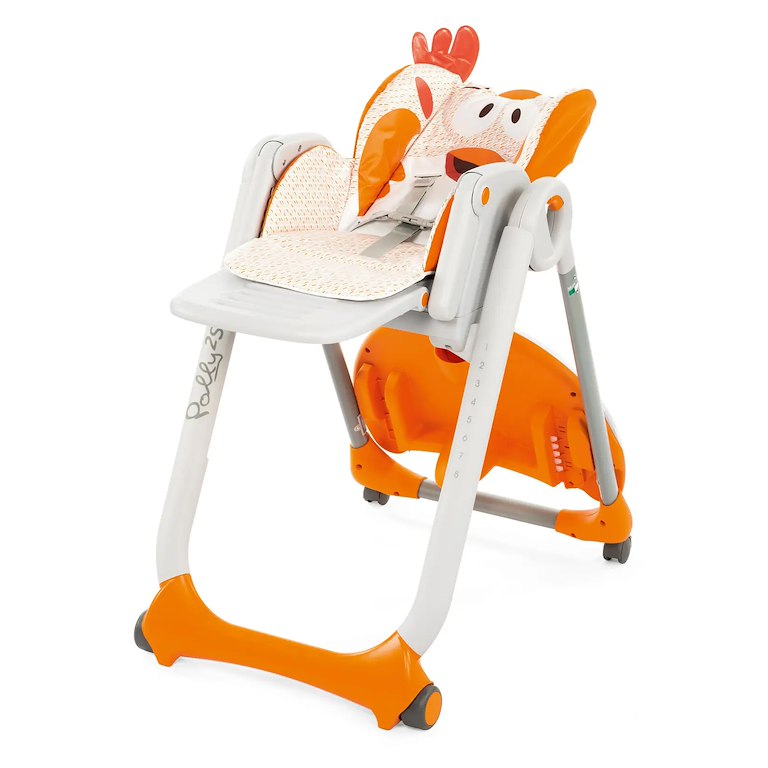 Chicco Hranilica POLLY 2 START CHICKEN belo-narandžasta