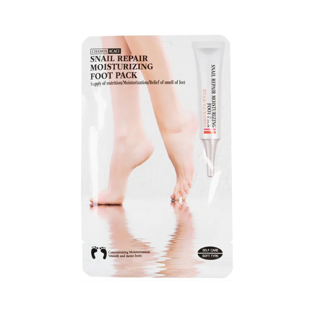 CHAMOS Acaci Snail Repair Moisturizing Foot Pack