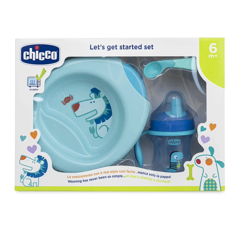 CHICCO Set za hranjenje beba 6m+