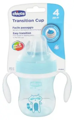 CHICCO Plastična čaša 200ml 4m