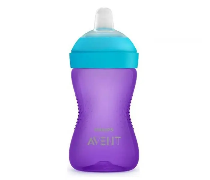 PHILIPS AVENT Šolja sa mekanim kljunom 300ml ljubičasta