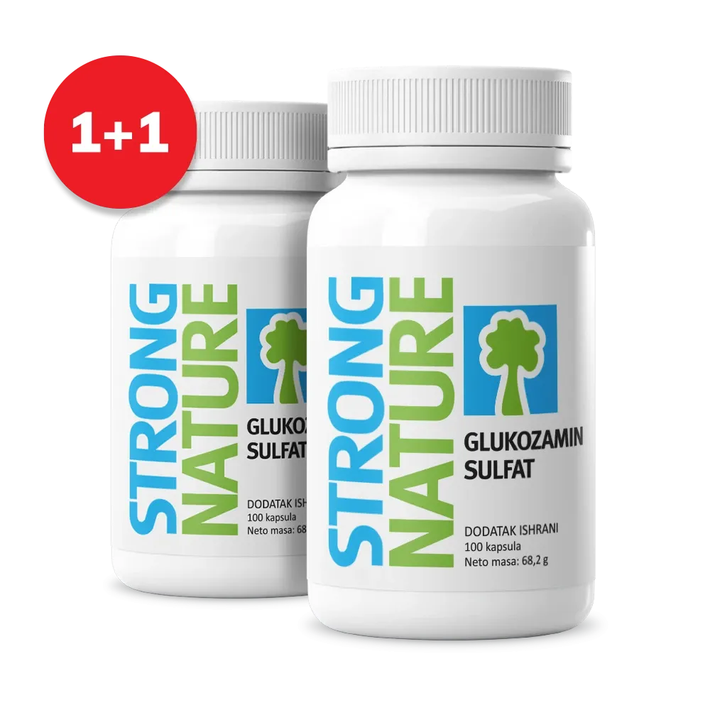 Glukozamin sulfat 100 kapsula 1+1 gratis