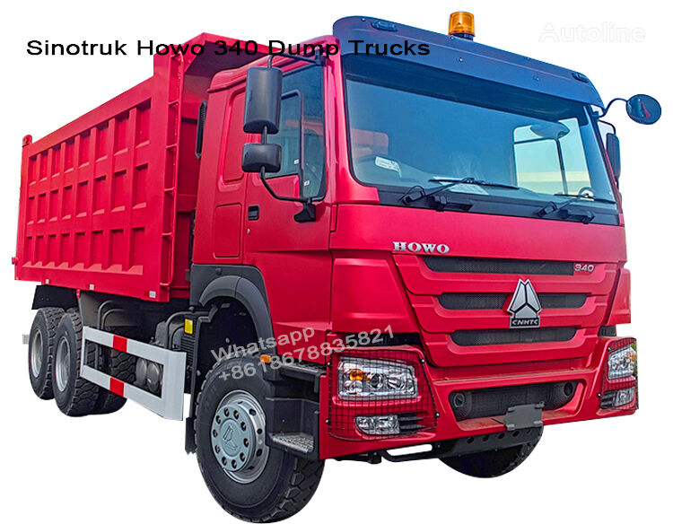 Novi Sinotruk Howo 340 Dumper Dump Trucks for Sale in Trinidad kiper