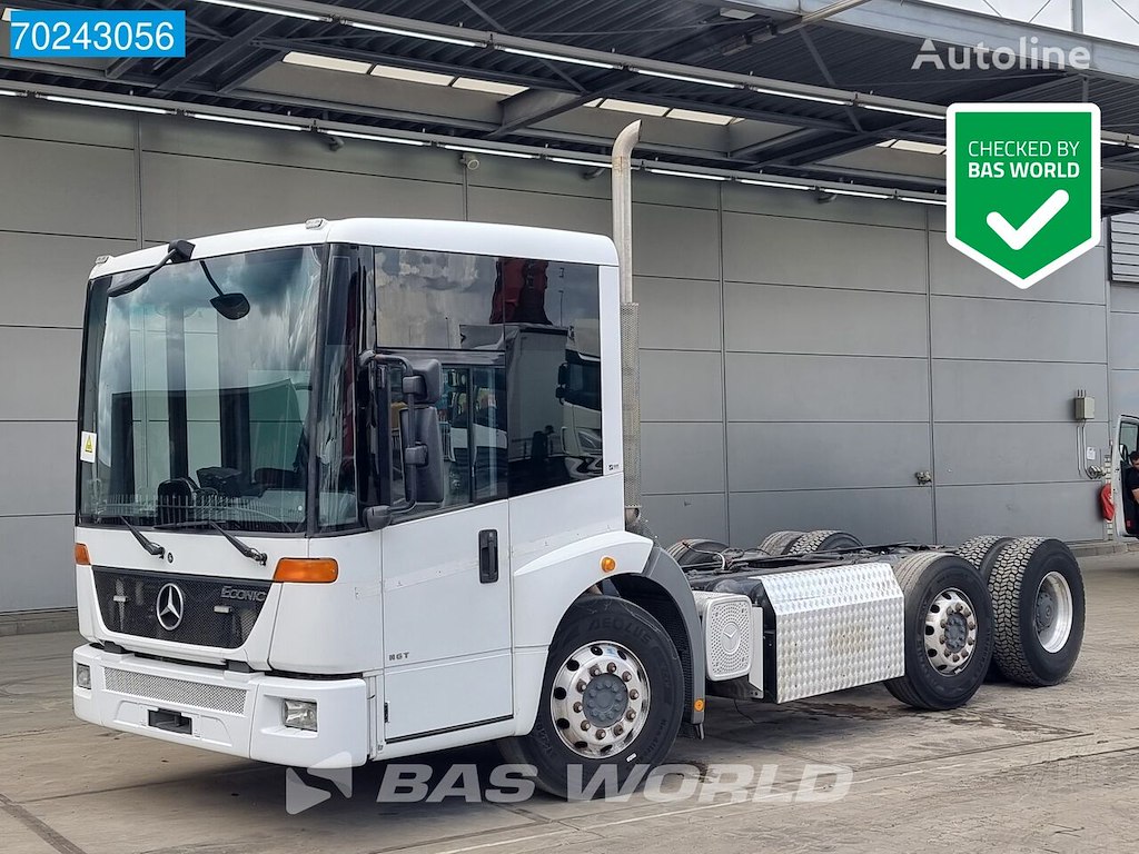 Mercedes-Benz Econic 2728 6X2 NL-Truck CNG Retarder Flywheel PTO kamion šasija