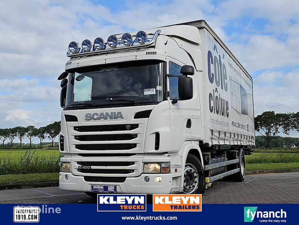 Scania G400 hl manual bdf+box kamion sa klizna zavesa cerada