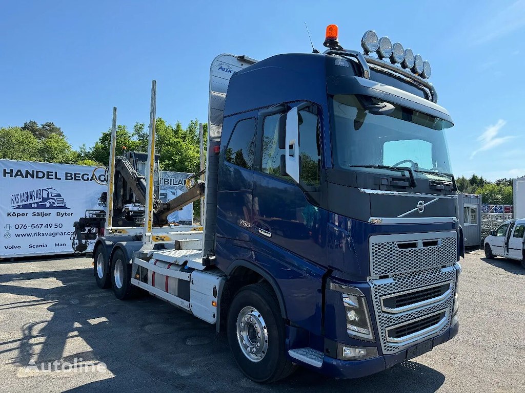 Volvo FH 6x4, Timber-truck + Loglift 96, FR: 2017 kamion za prevoz drva