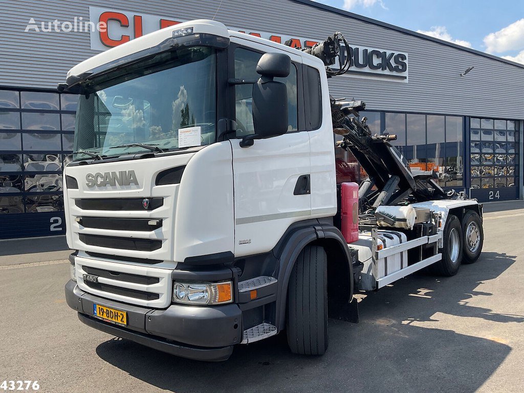 Scania G 450 Euro 6 Translift 28 Ton containersysteem kamion sa kukom za podizanje tereta