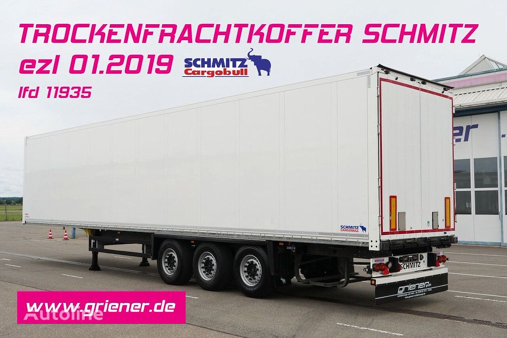 Schmitz Cargobull SKO 24 furgon poluprikolica