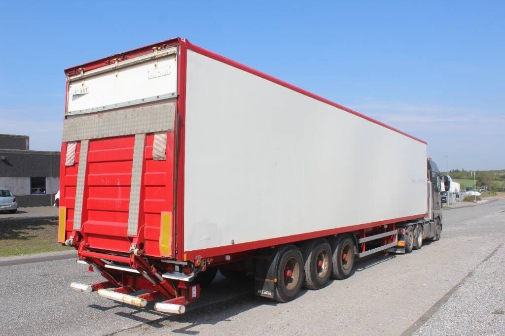 Kel-Berg 3 akslet Bokstrailer m/ lift furgon poluprikolica