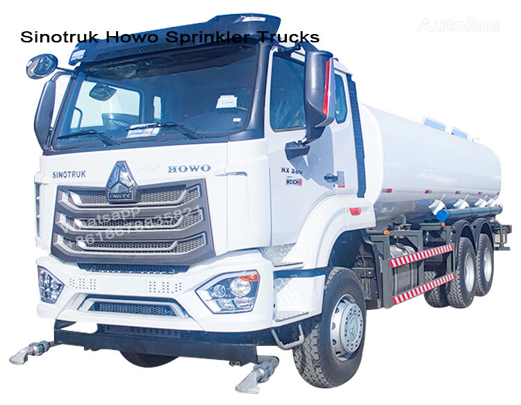 Nova 20000 liters Sinotruk Howo Spray Water Tank Truck for Sale in Al cisterna za pranje ulica