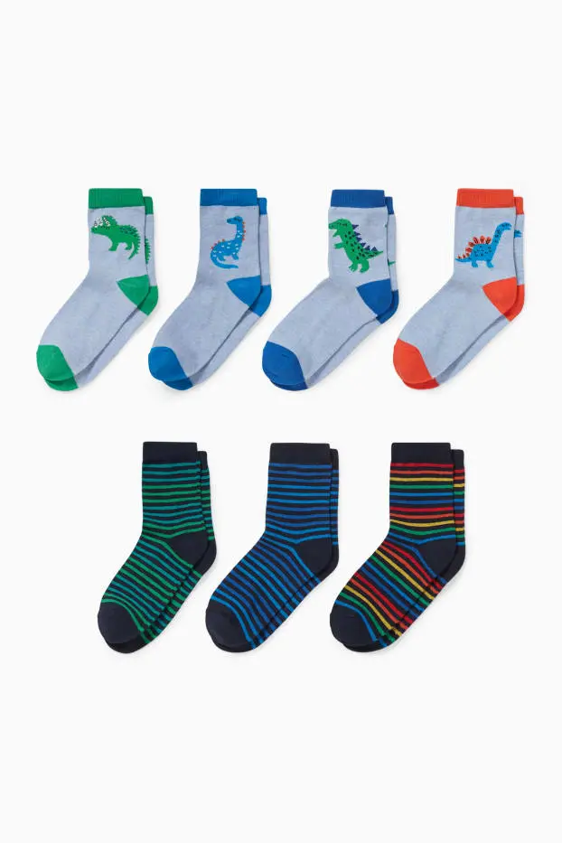 C&A Čarape za dečake, 7 pari, Multicolor