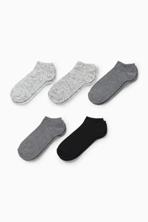 C&A Dečije čarape, 5 pari, Sive