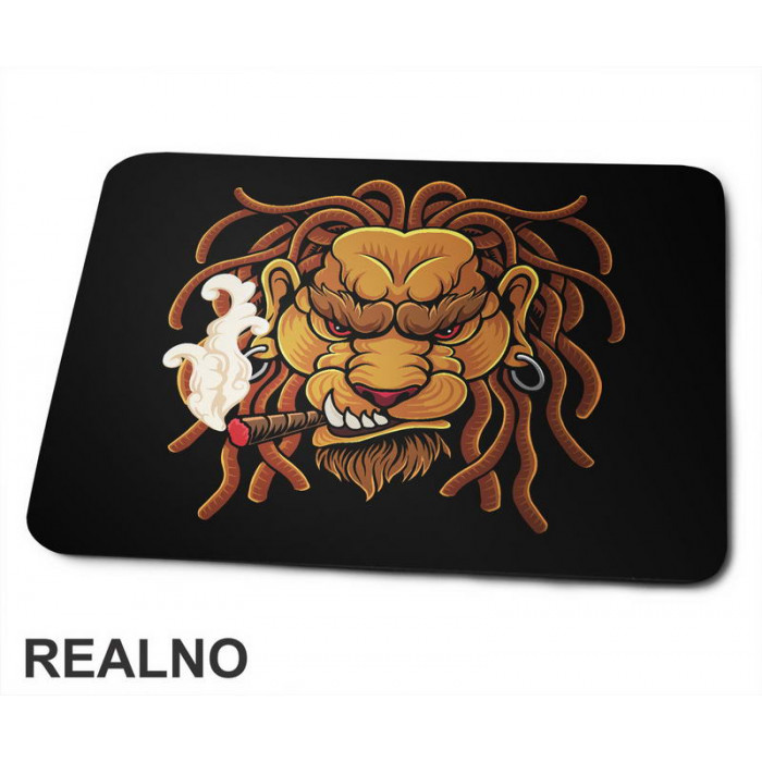 RASTA - LAV - LION - ŽIVOTINJE - PODLOGA ZA MIŠ