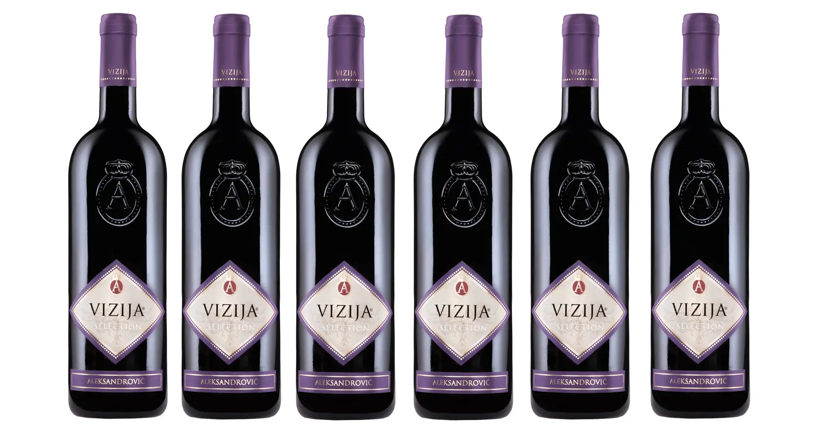 Vinarija Aleksandrović Vizija crveno vino, paket vina, 6 boca