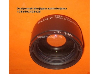 SONY twin conversioni lens VCL-TW37A Tele 1.4