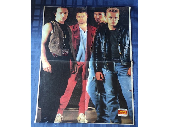 Dečje novine Poster: U2,  55x45cm