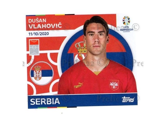 EURO 2024 Germany SRB 21 SRB21 Dušan Vlahović