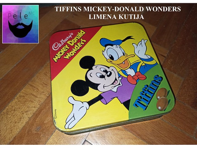 Limena kutija - Tiffins Mickey Donald Wonders 1995.