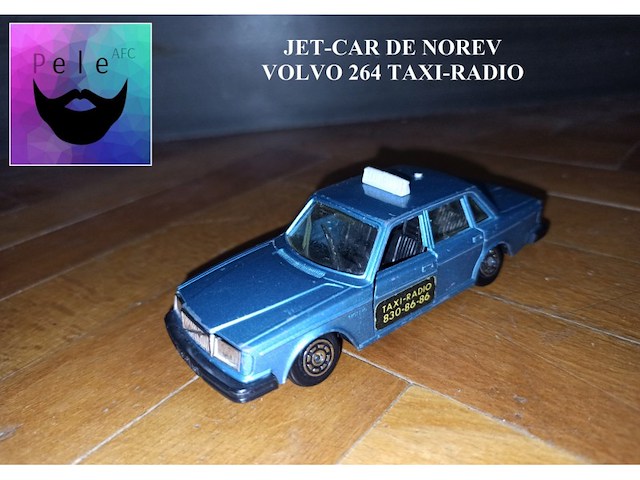 Jet-Car de Norev - VOLVO 264 TAXI-RADIO