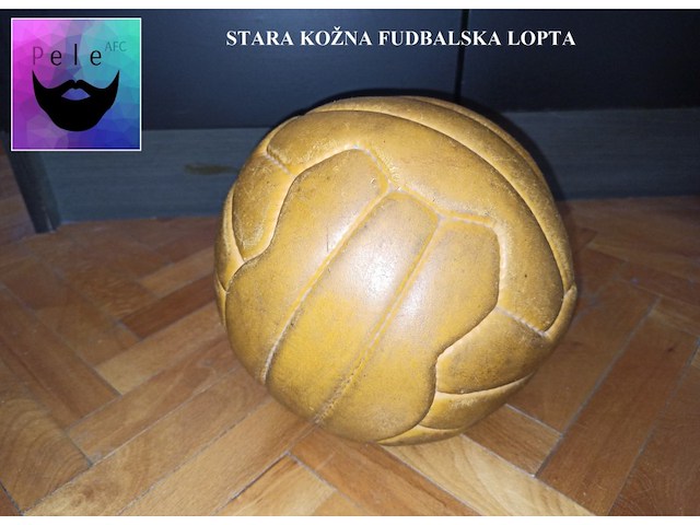 Stara kozna fudbalska lopta 1950` - TOP PONUDA