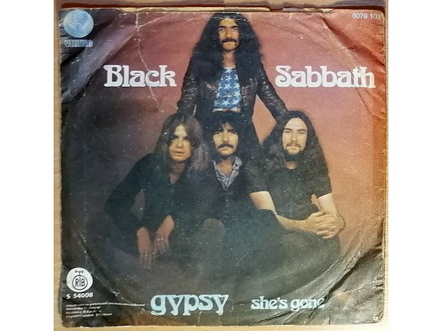 SP BLACK SABBATH - Gipsy (1977) 3. press, veoma dobra