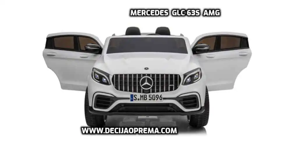 Mercedes GLC 63 S AMG auto na akumulator za decu Beli