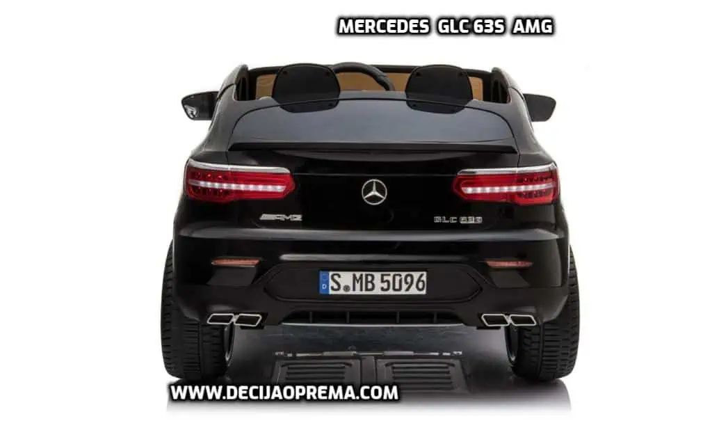 Mercedes GLC 63 S AMG auto na akumulator za decu Crni