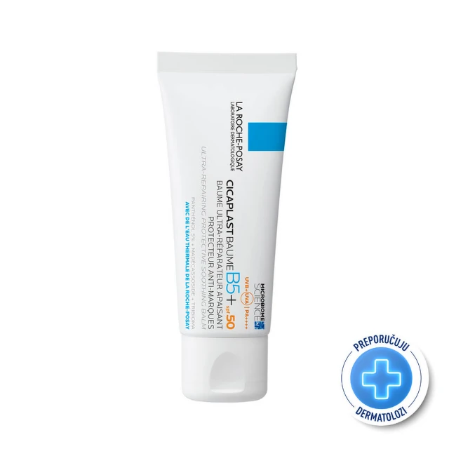 La Roche-Posay Cicaplast Baume B5+ SPF50 Umirujući zaštitni balzam, 40 ml